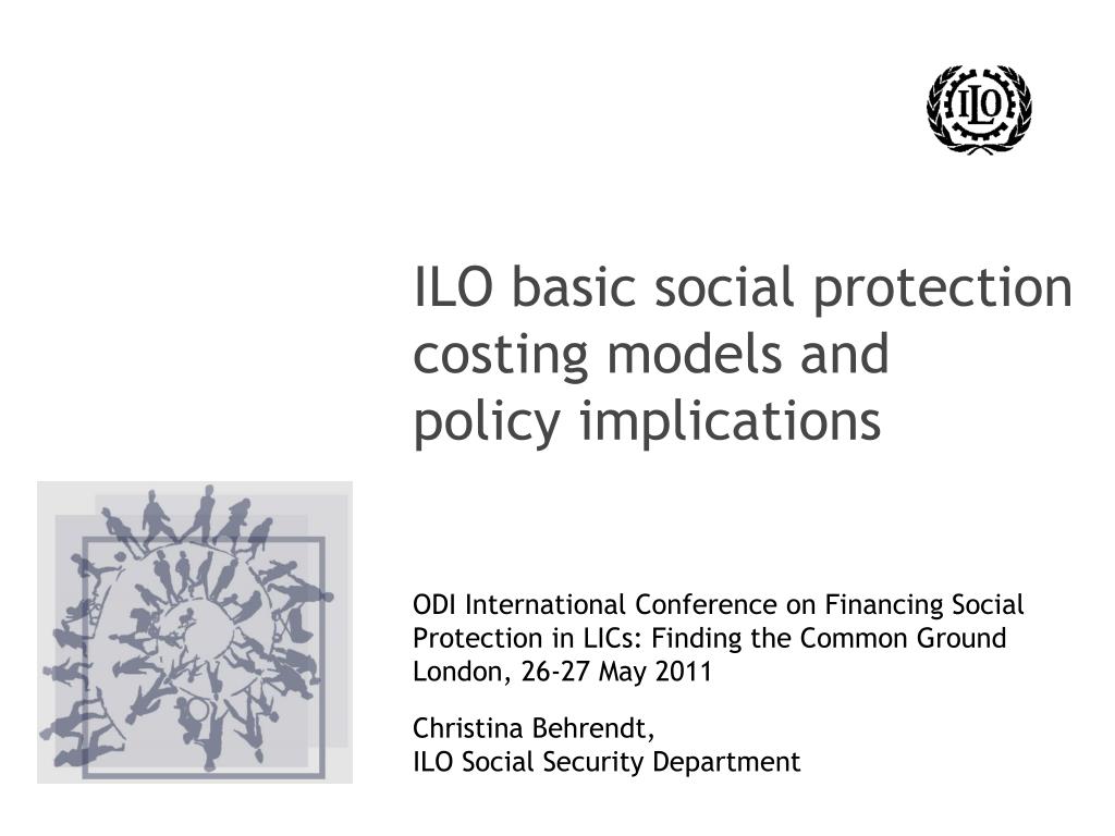 PPT - ILO basic social protection costing models and policy ...