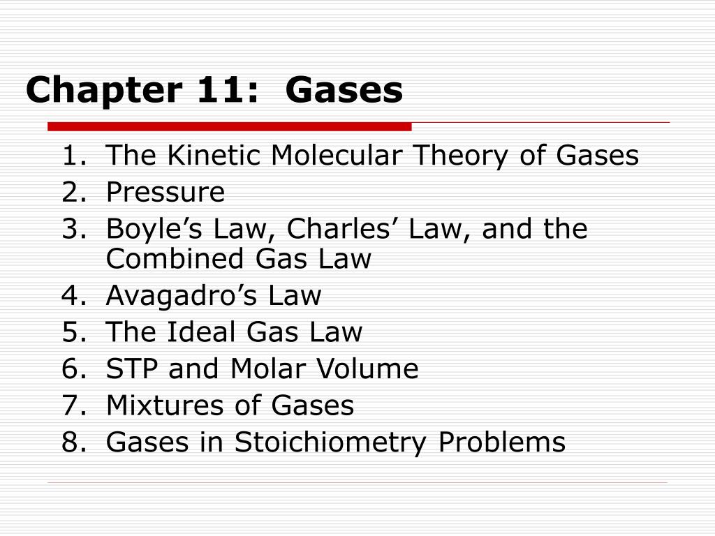 PPT - Chapter 11: Gases PowerPoint Presentation, free download - ID:4196000