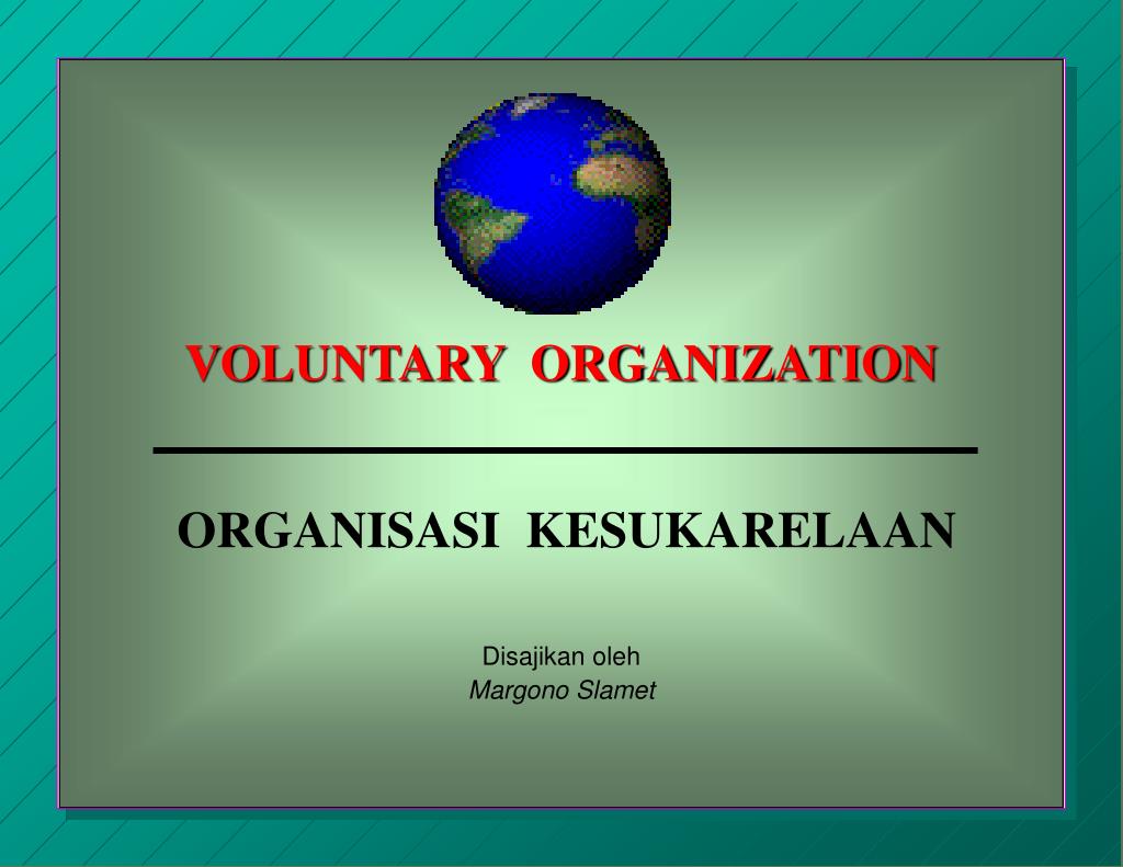PPT - VOLUNTARY ORGANIZATION PowerPoint Presentation, free download ...