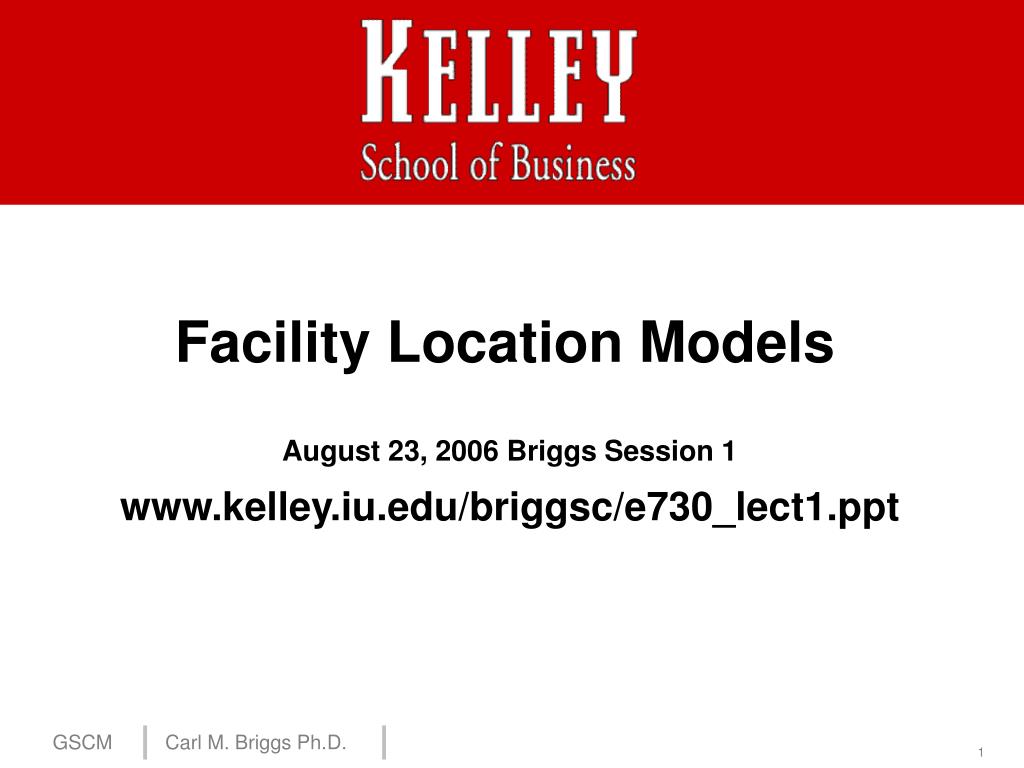 PPT - Facility Location Models PowerPoint Presentation, free download ...