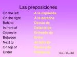 PPT - La Rima de Preposiciones PowerPoint Presentation, free download ...