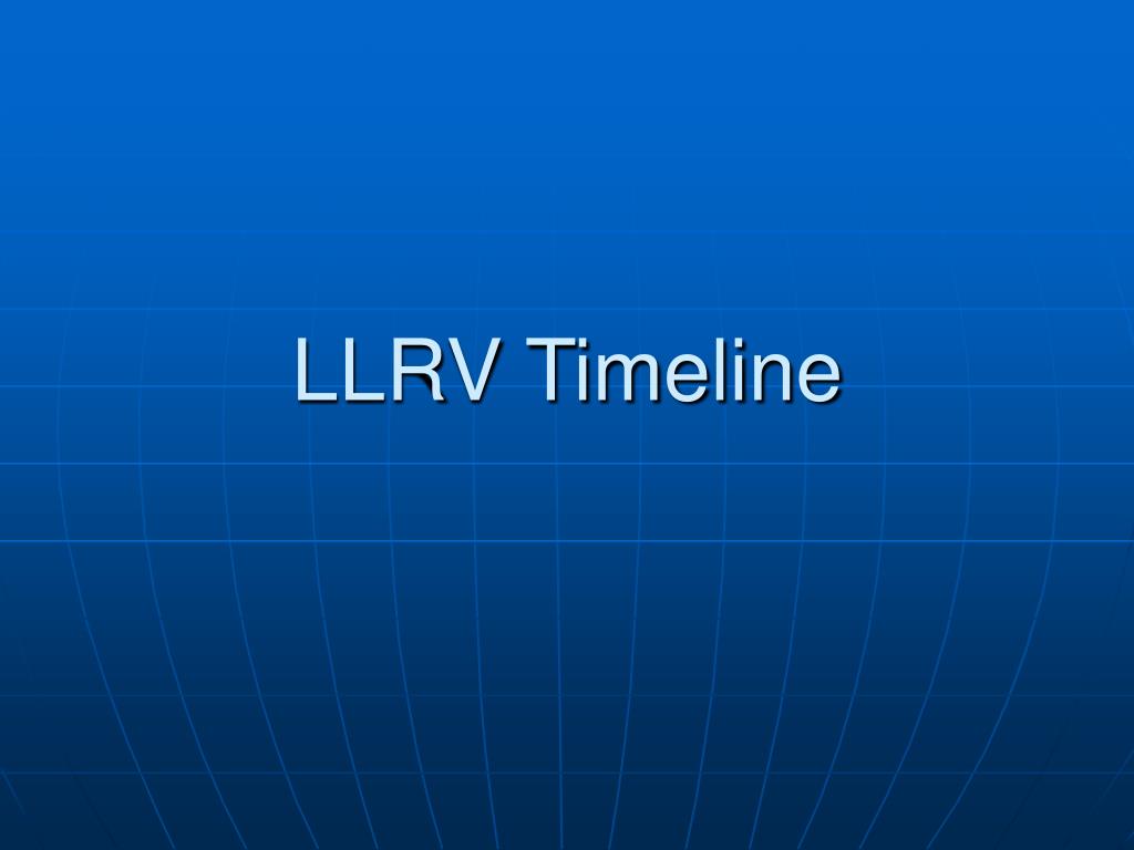 PPT - Lunar Landing Research Vehicle (LLRV) Timeline: A Groundbreaking ...