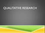 PPT - PRACTICAL RESEARCH 1: QUALITATIVE PowerPoint Presentation, free ...