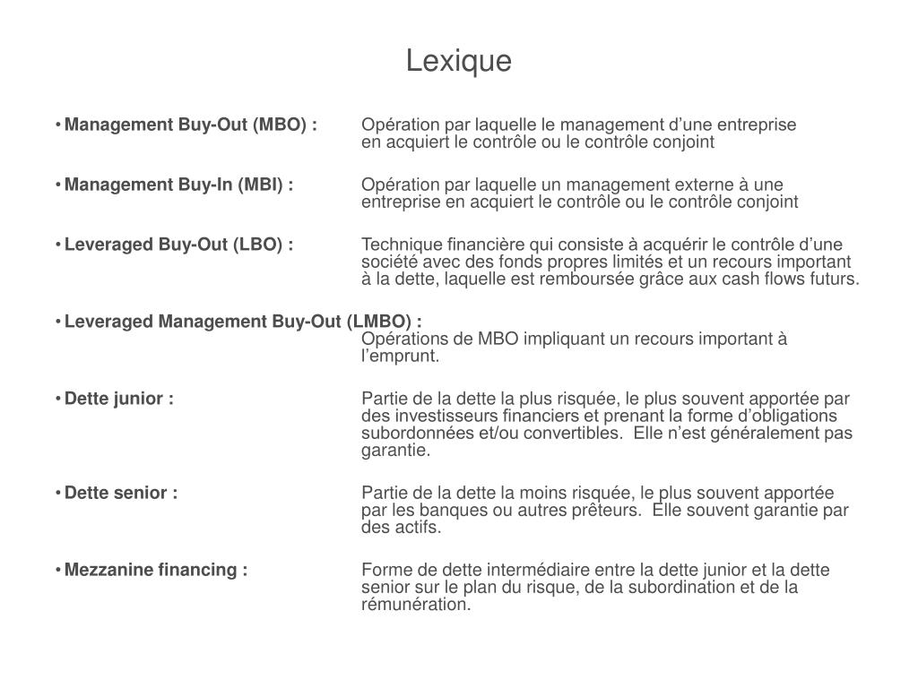 PPT - Lexique PowerPoint Presentation, free download - ID:4203098