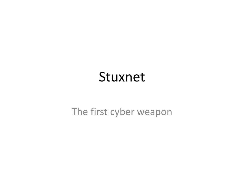 PPT - Stuxnet PowerPoint Presentation, free download - ID:4206491