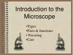 PPT - Introduction to the Light Microscope PowerPoint Presentation ...