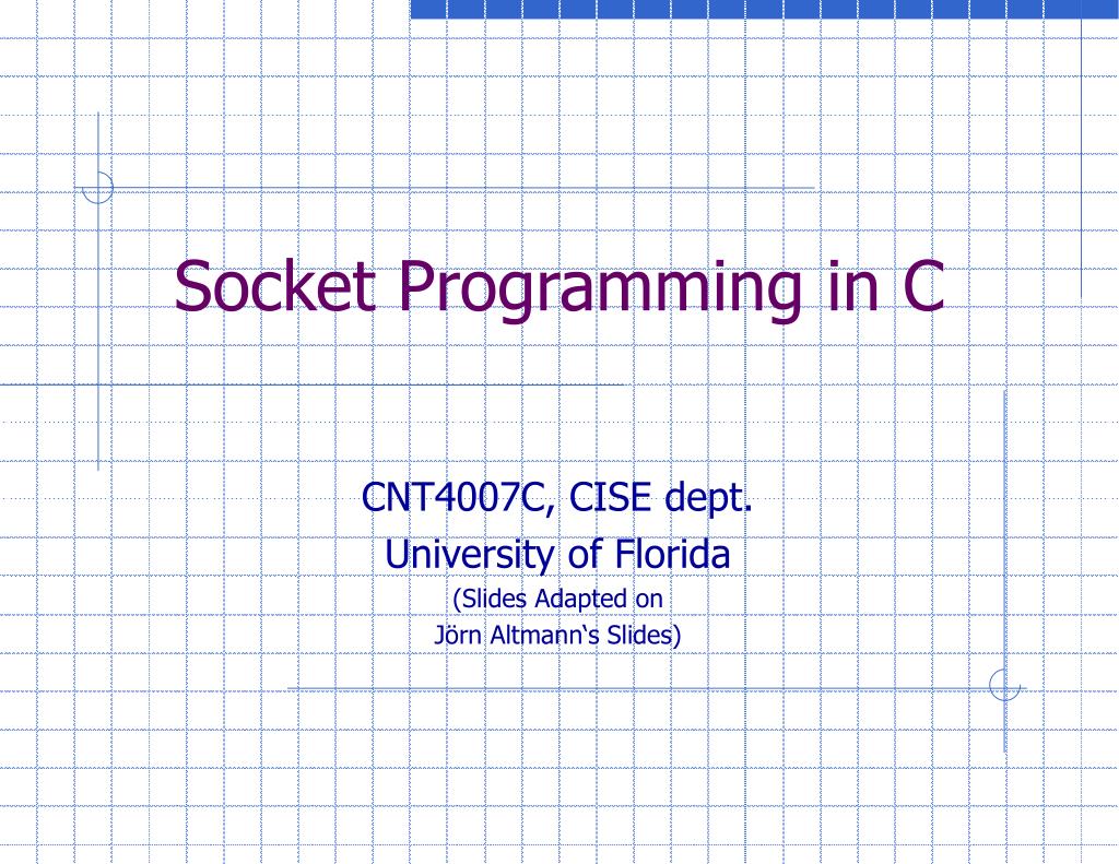 PPT - Socket Programming in C PowerPoint Presentation, free download ...