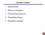 PPT - Cascade Control Method PowerPoint Presentation, free download ...