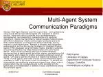 PPT - Agent Communication in Multi Agent Systems PowerPoint ...