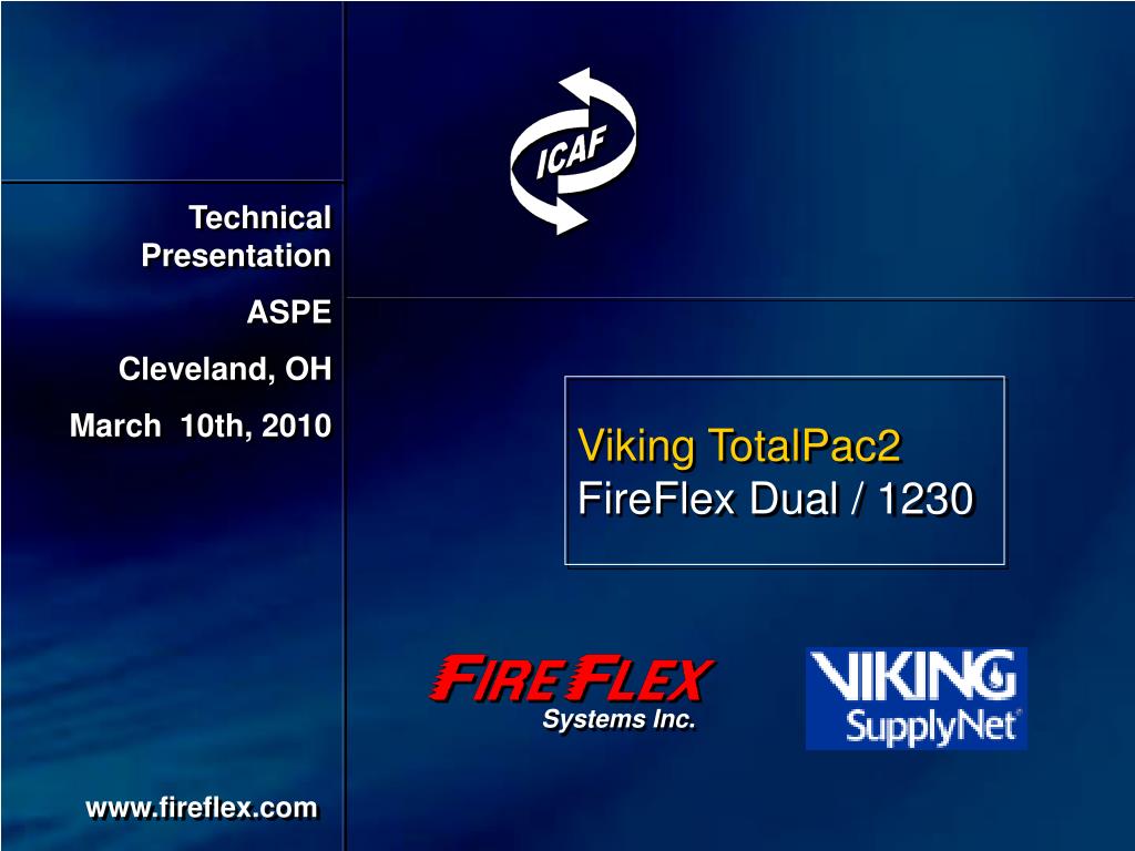 PPT - Viking TotalPac2 FireFlex Dual / 1230 PowerPoint Presentation, free download - ID:4213786
