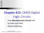 PPT - Chapter 08 Designing High-Speed CMOS Logic Networks PowerPoint ...