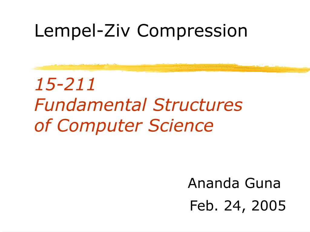 PPT - 15-211 Fundamental Structures of Computer Science PowerPoint ...