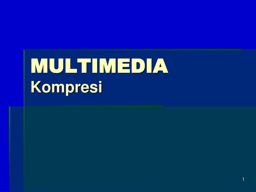 PPT - MULTIMEDIA Kompresi PowerPoint Presentation, free download - ID ...