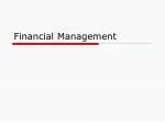PPT - الادارة المالية Financial Management PowerPoint Presentation - ID ...