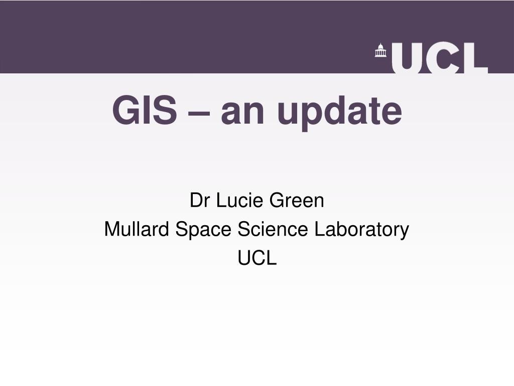 PPT - GIS – an update PowerPoint Presentation, free download - ID:4223747