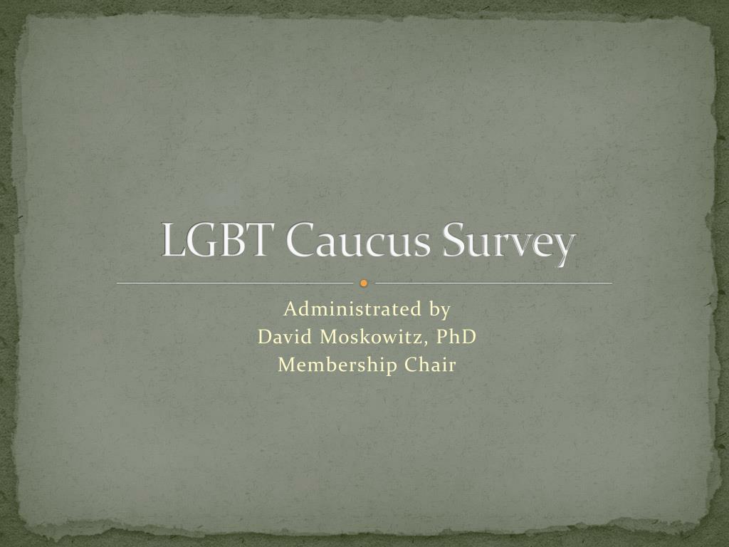 PPT - LGBT Caucus Survey PowerPoint Presentation, free download - ID ...