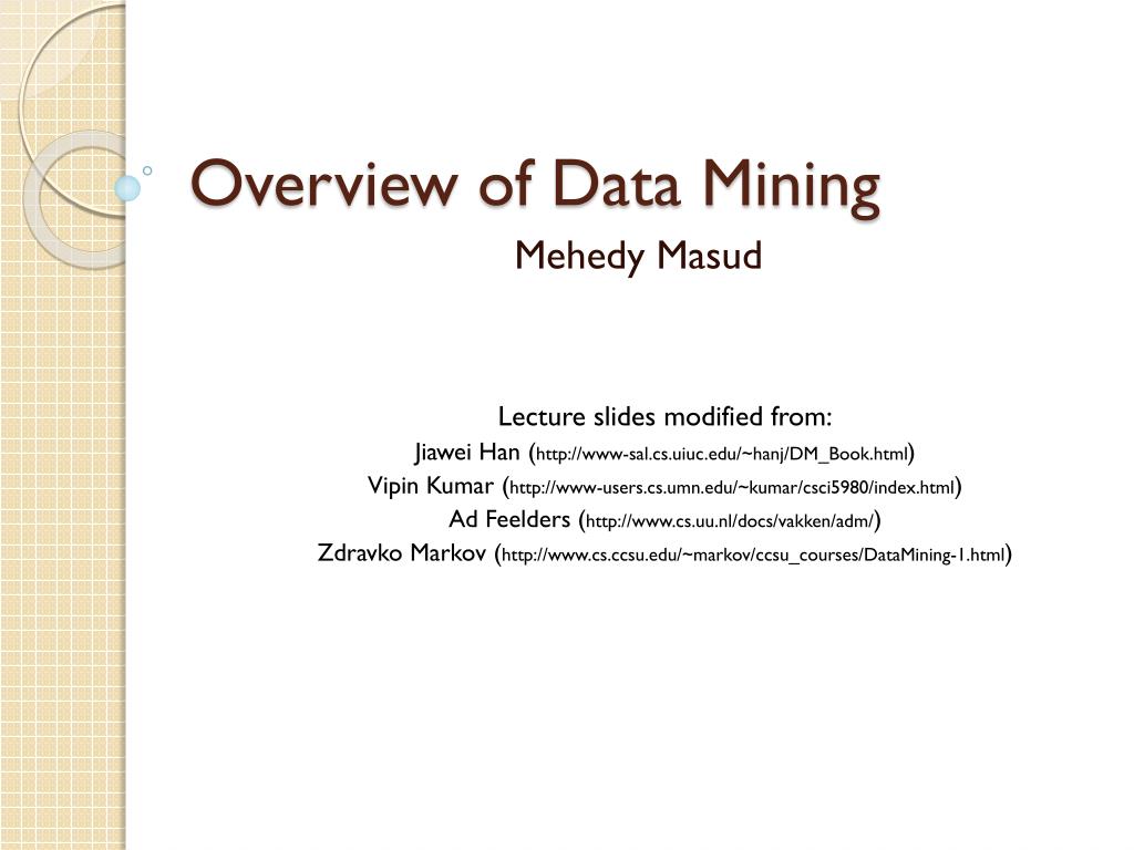 PPT - Overview of Data Mining PowerPoint Presentation, free download ...
