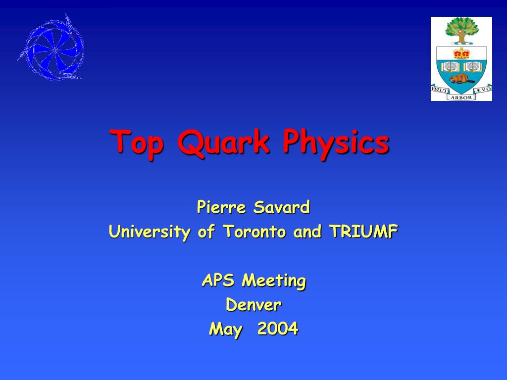PPT - Top Quark Physics PowerPoint Presentation, free download - ID:4229180