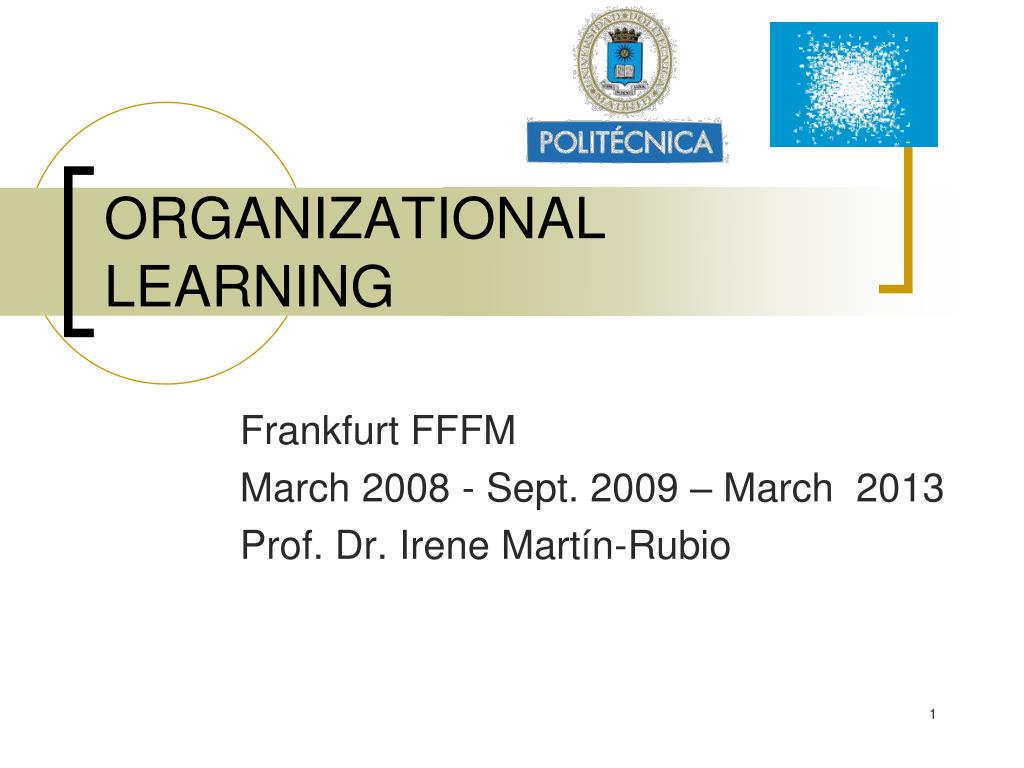 PPT - ORGANIZATIONAL LEARNING PowerPoint Presentation, free download ...