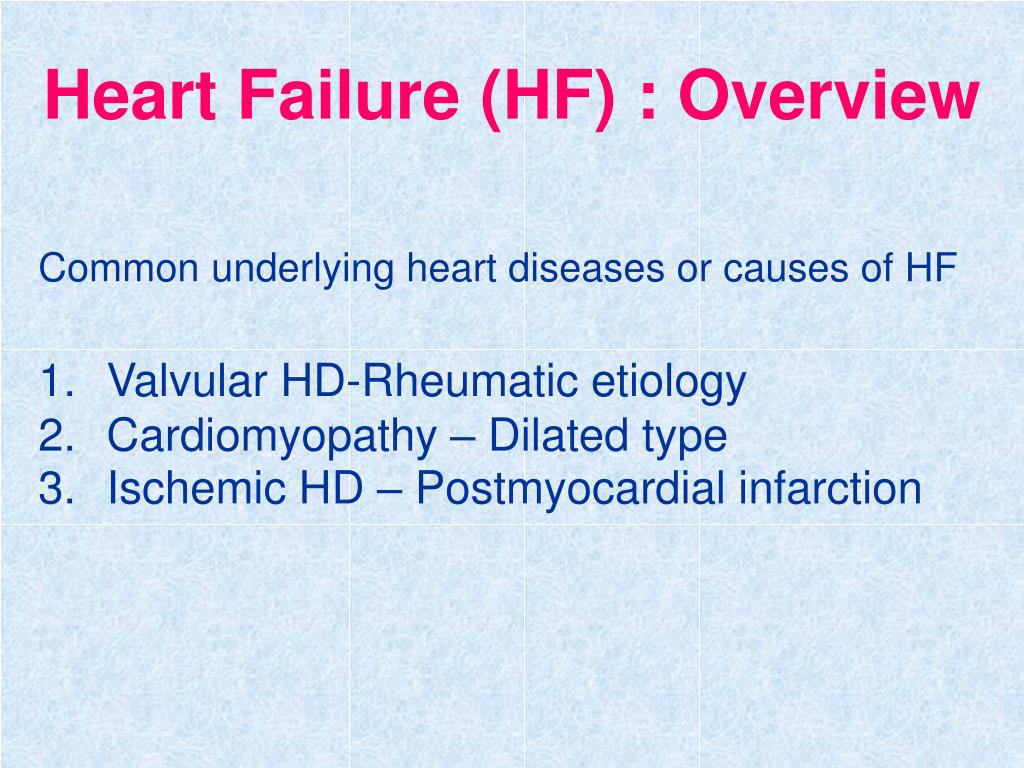 PPT - Heart Failure (HF) : Overview PowerPoint Presentation, free ...