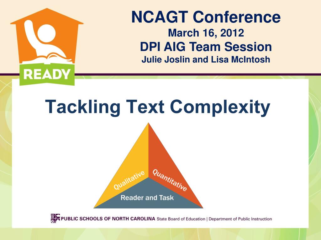 PPT - Tackling Text Complexity PowerPoint Presentation, free download ...