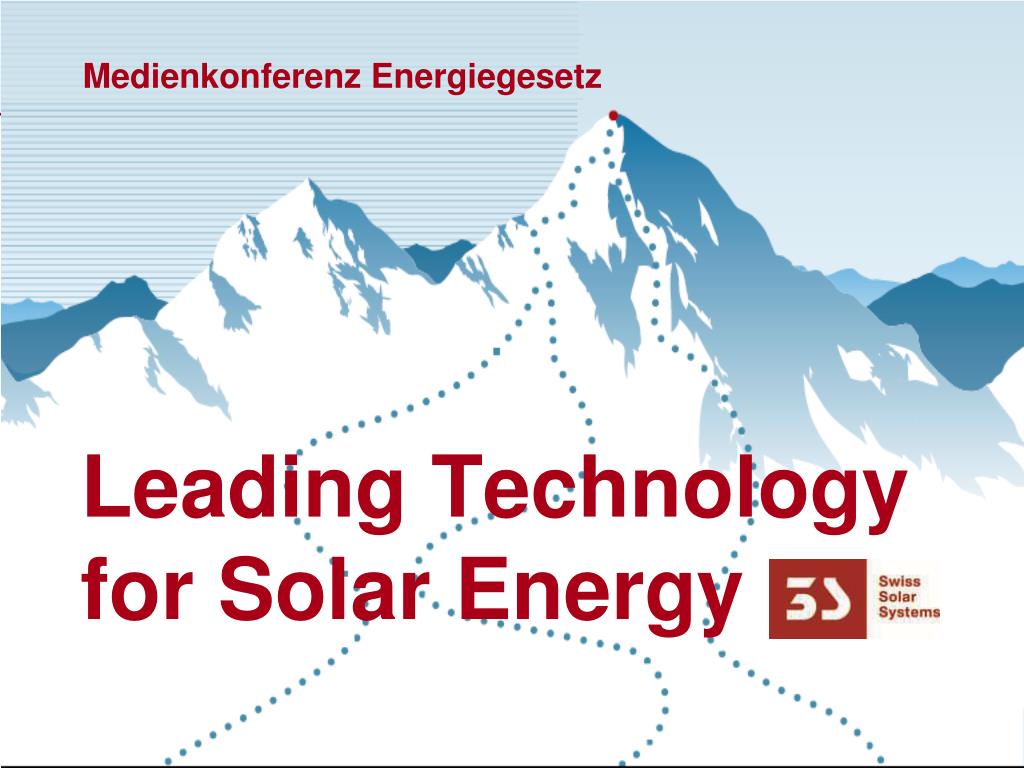 PPT - Leading Technology for Solar Energy Transformation PowerPoint ...