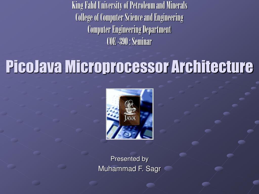 PPT - PicoJava Microprocessor Architecture PowerPoint Presentation ...