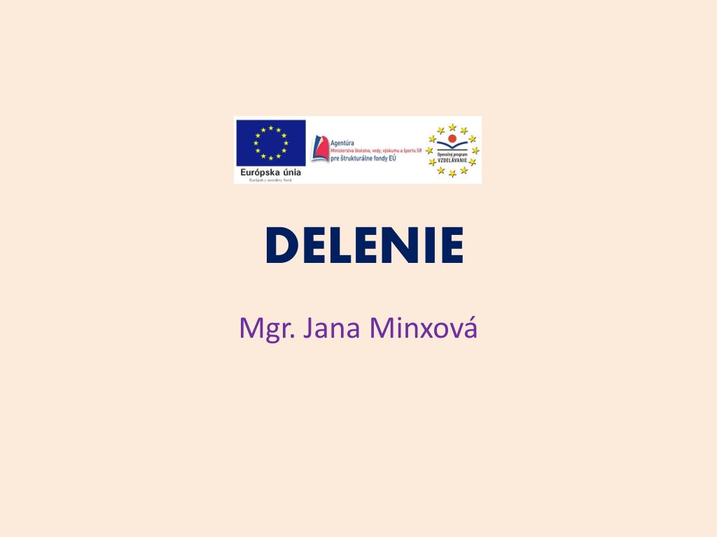 PPT - DELENIE PowerPoint Presentation, free download - ID:4242281