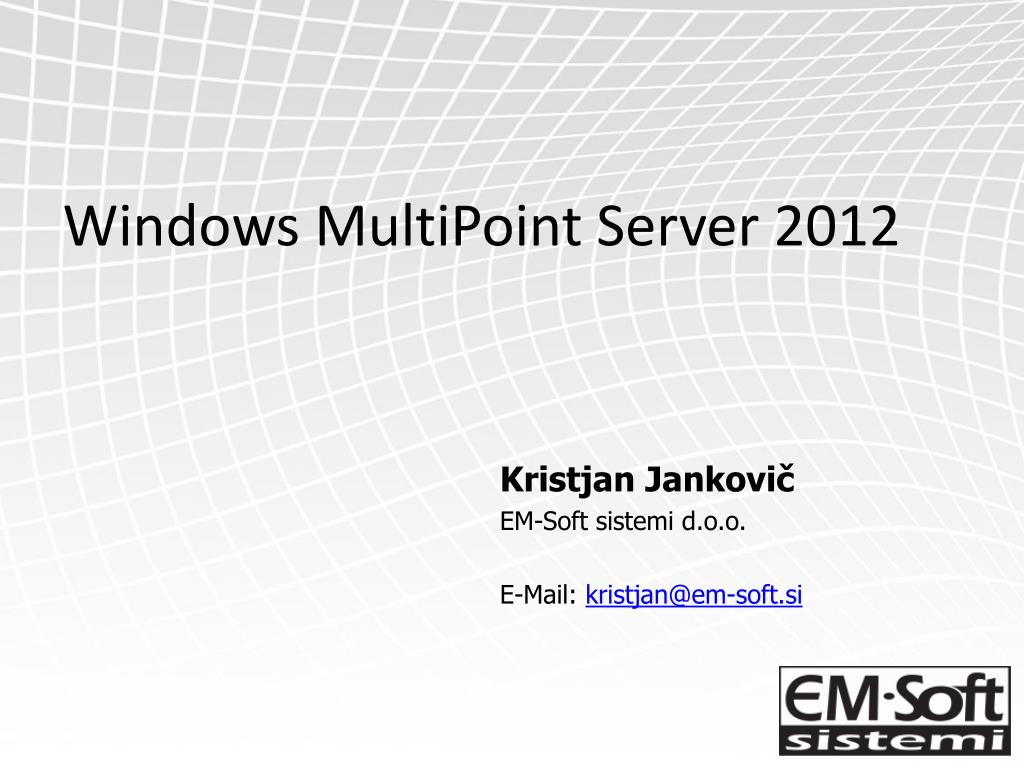 PPT - Windows MultiPoint Server 2012 PowerPoint Presentation, free ...
