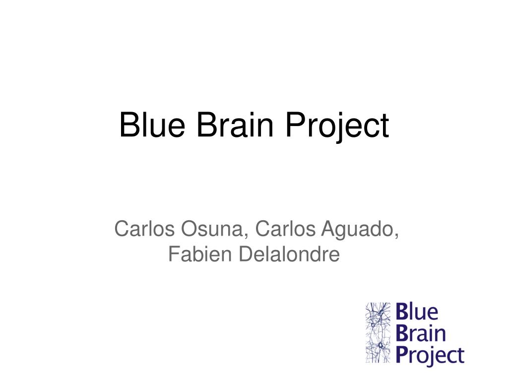 PPT - Blue Brain Project PowerPoint Presentation, free download - ID ...