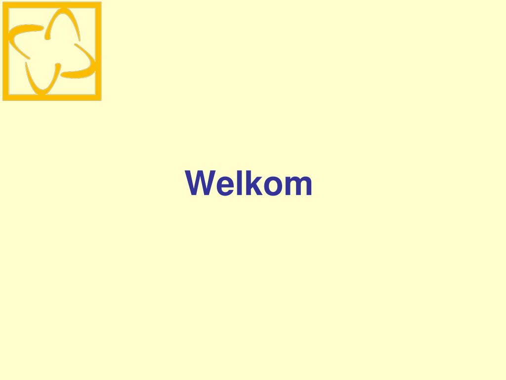 PPT - Welkom PowerPoint Presentation, free download - ID:4246237
