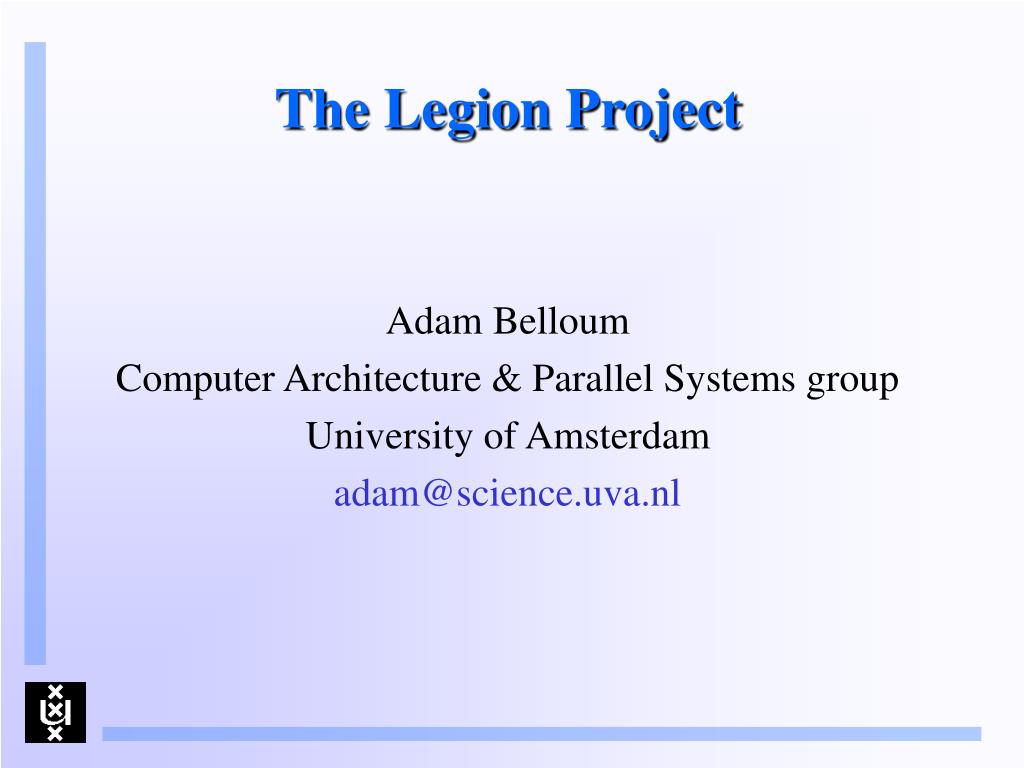 PPT - The Legion Project PowerPoint Presentation, free download - ID ...