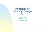 PPT - Principles of Database Design PowerPoint Presentation, free ...
