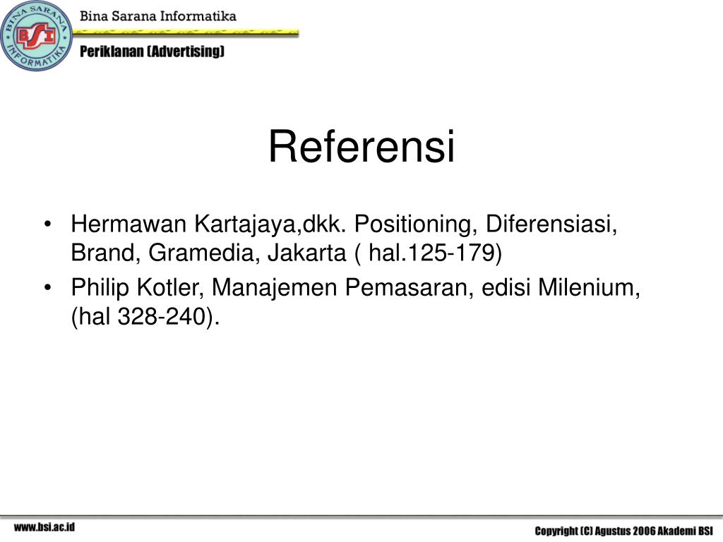 PPT - Referensi PowerPoint Presentation, free download - ID:4249075