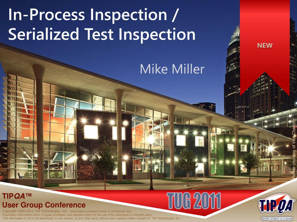 PPT - In-Process Inspection / Serialized Test Inspection PowerPoint ...