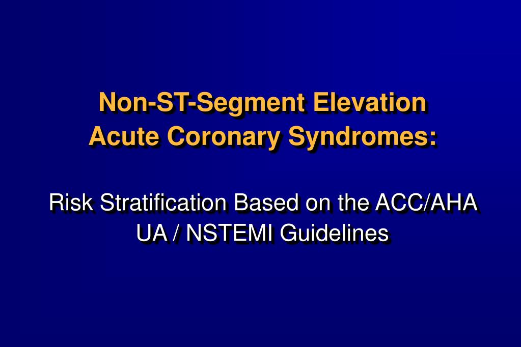 PPT - ED Risk Stratification for Chest Pain PowerPoint Presentation ...