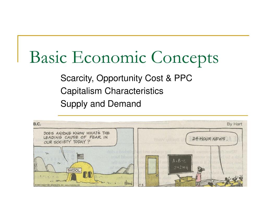 PPT - Basic Economic Concepts PowerPoint Presentation, free download ...