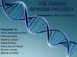 PPT - The Human Genome Project PowerPoint Presentation, free download ...