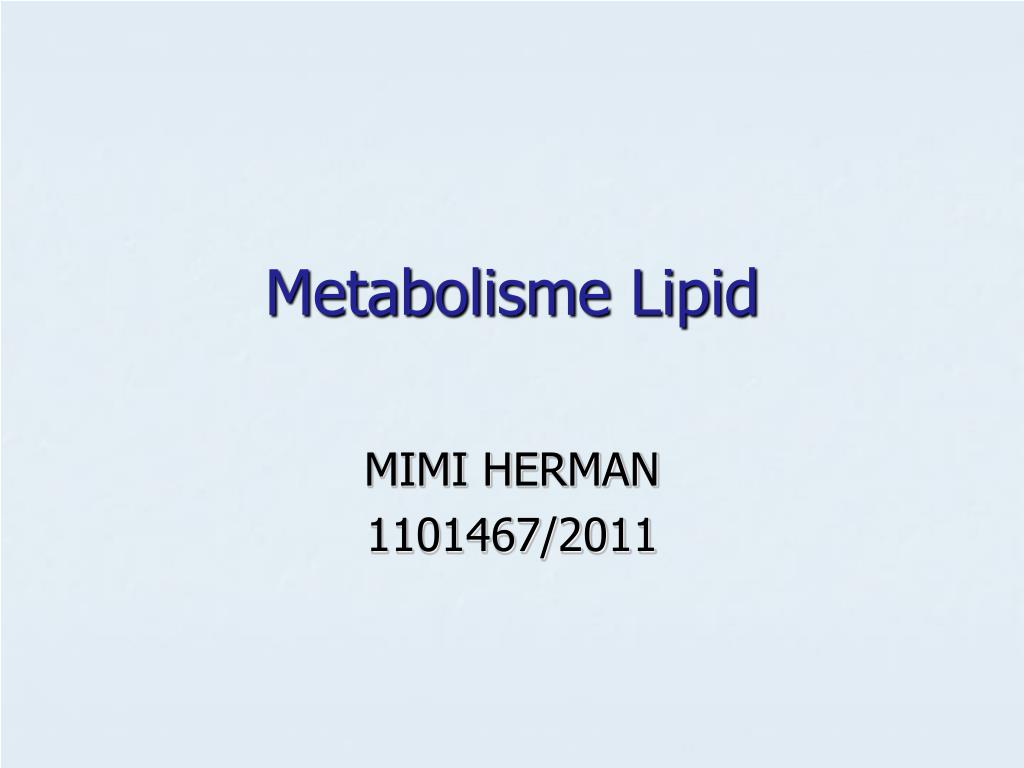 PPT - Metabolisme Lipid PowerPoint Presentation, free download - ID:4251978