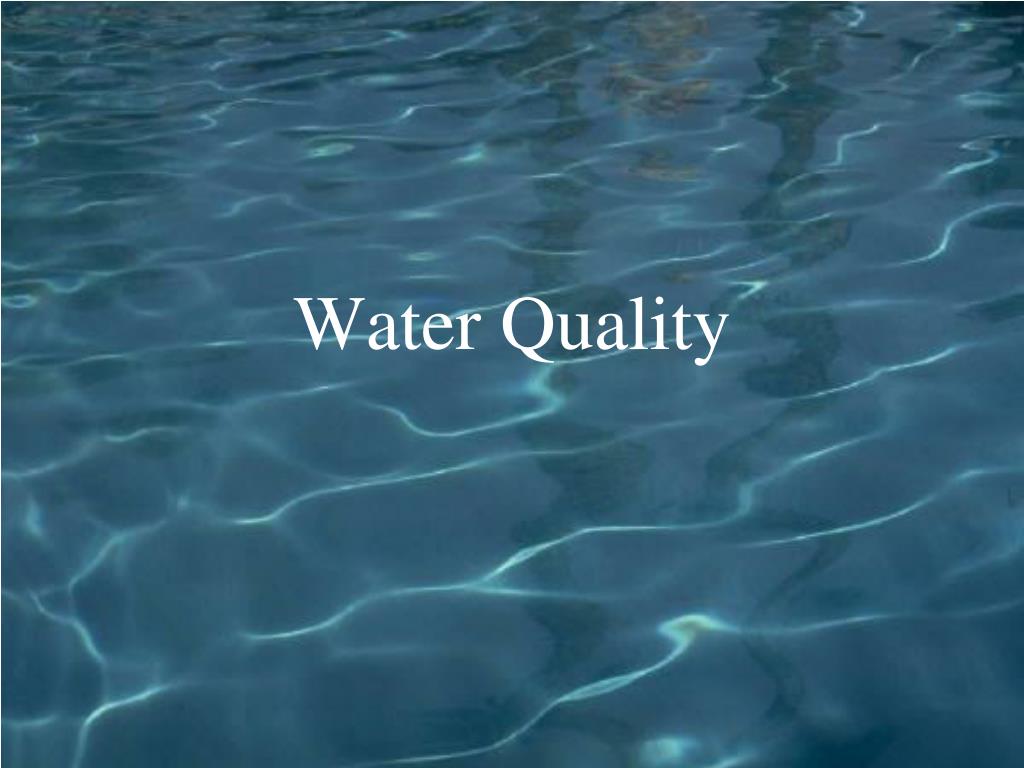 PPT - Water Quality PowerPoint Presentation, free download - ID:4252923