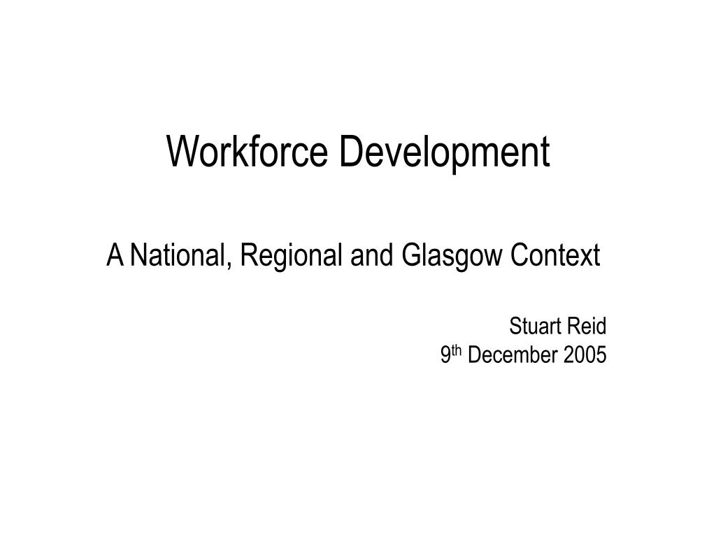 PPT - Workforce Development PowerPoint Presentation, free download - ID ...