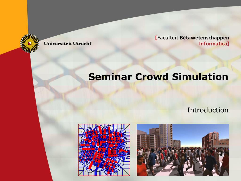 PPT - Seminar Crowd Simulation PowerPoint Presentation, free download ...