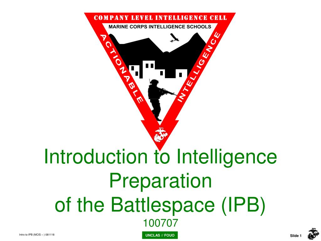 PPT - Introduction to Intelligence Preparation of the Battlespace (IPB ...