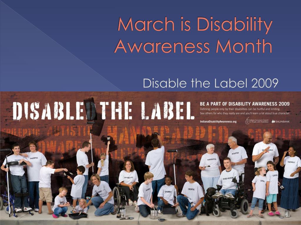 PPT - March is Disability Awareness Month PowerPoint Presentation, free ...