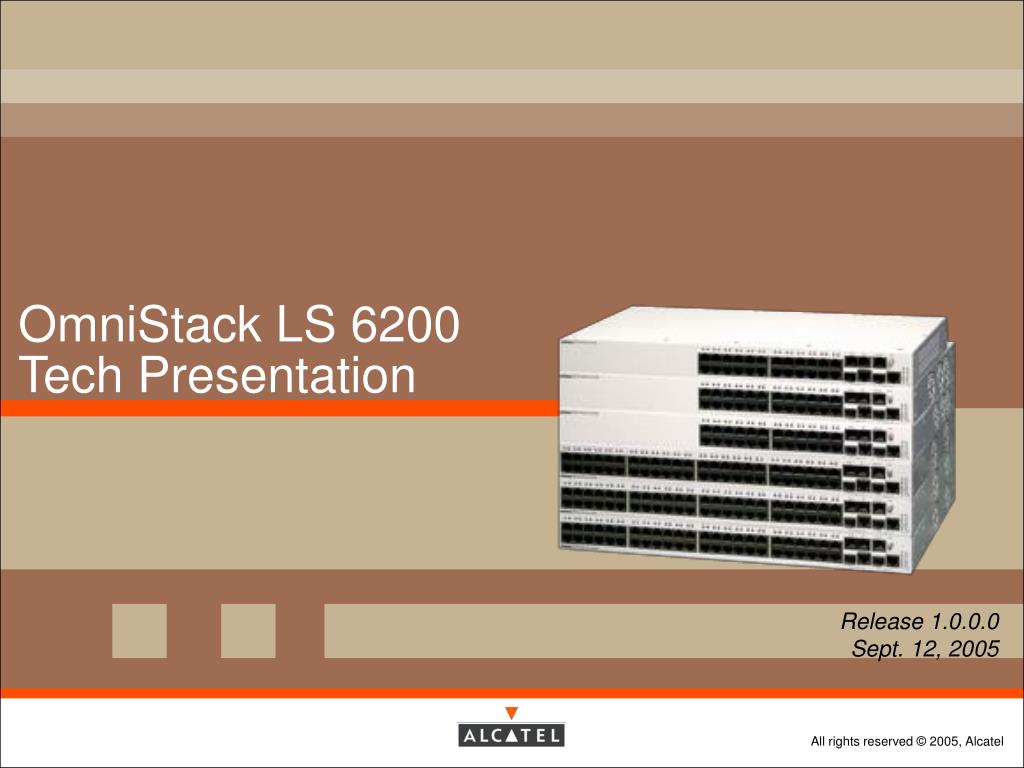 PPT - OmniStack LS 6200 Tech Presentation PowerPoint Presentation, free ...