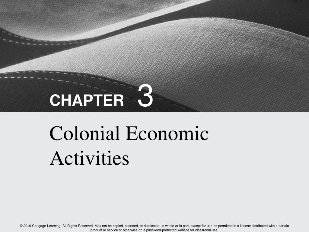 PPT - Colonial Economic Activities PowerPoint Presentation, free ...