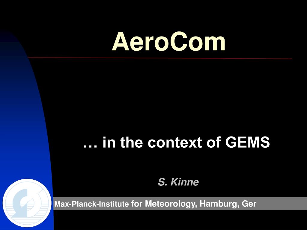 PPT - AeroCom PowerPoint Presentation, free download - ID:4258692