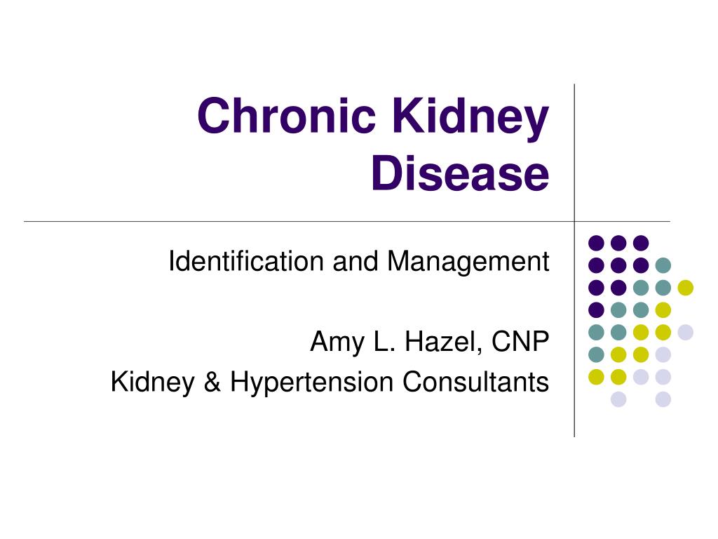 PPT - Chronic Kidney Disease PowerPoint Presentation, free download ...