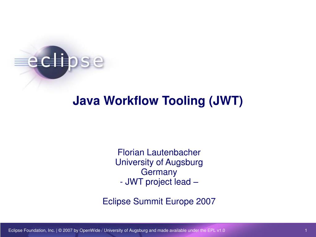 Ppt Java Workflow Tooling Jwt Powerpoint Presentation Free Download Id4259358
