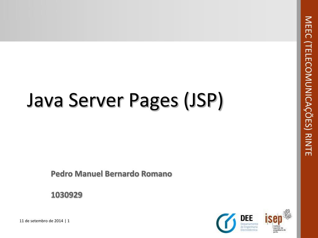 PPT - Java Server Pages (JSP): Technology for Dynamic Web Development PowerPoint Presentation ...